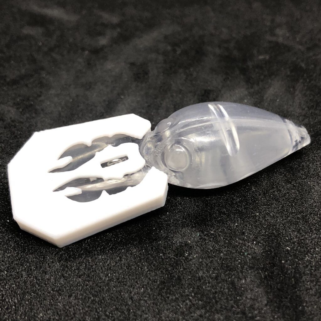 Wart Craw Claw Stencil Lure Stencils> Backwater Outfitting