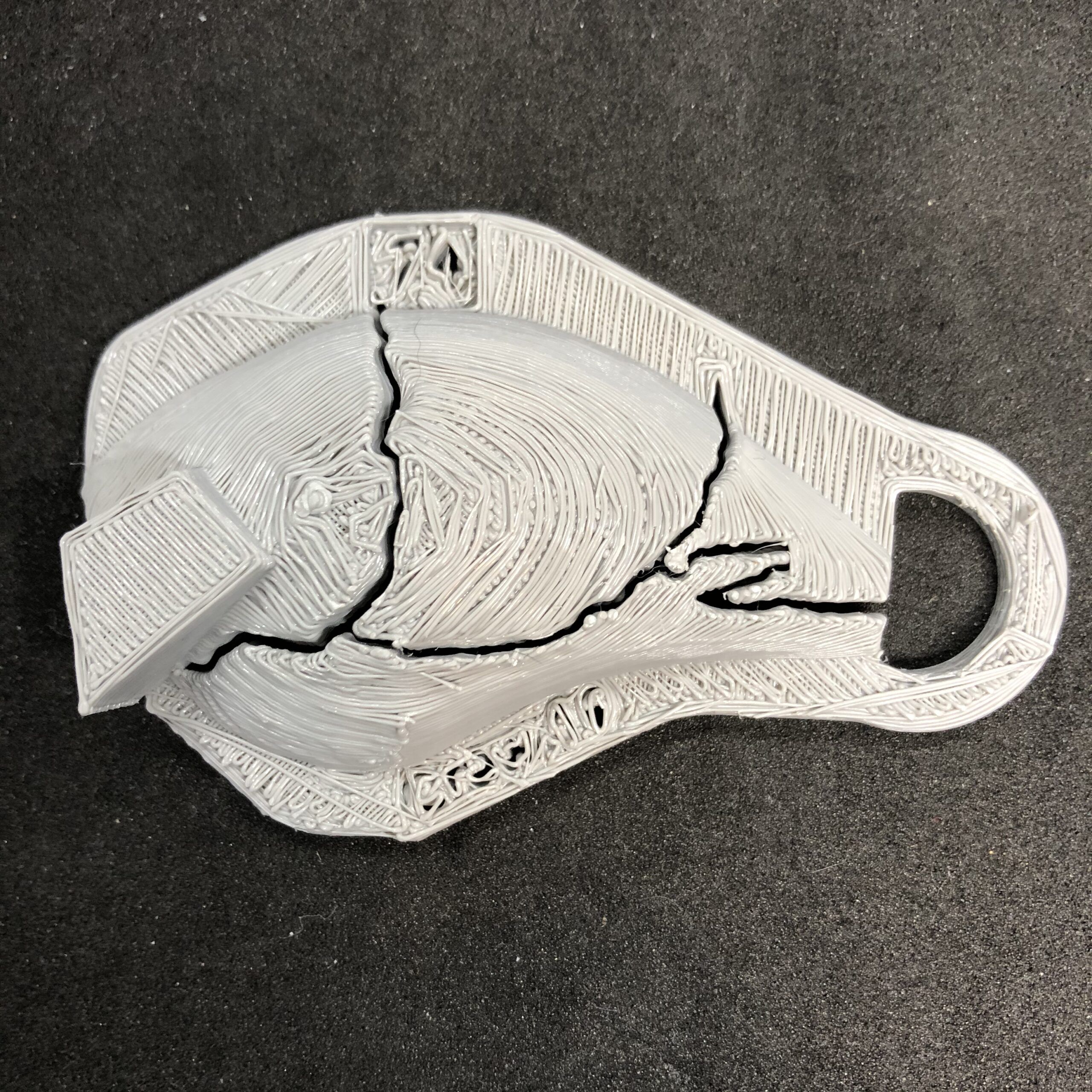 S-Type Craw 16 Stencil > Lure Stencils > Backwater Outfitting