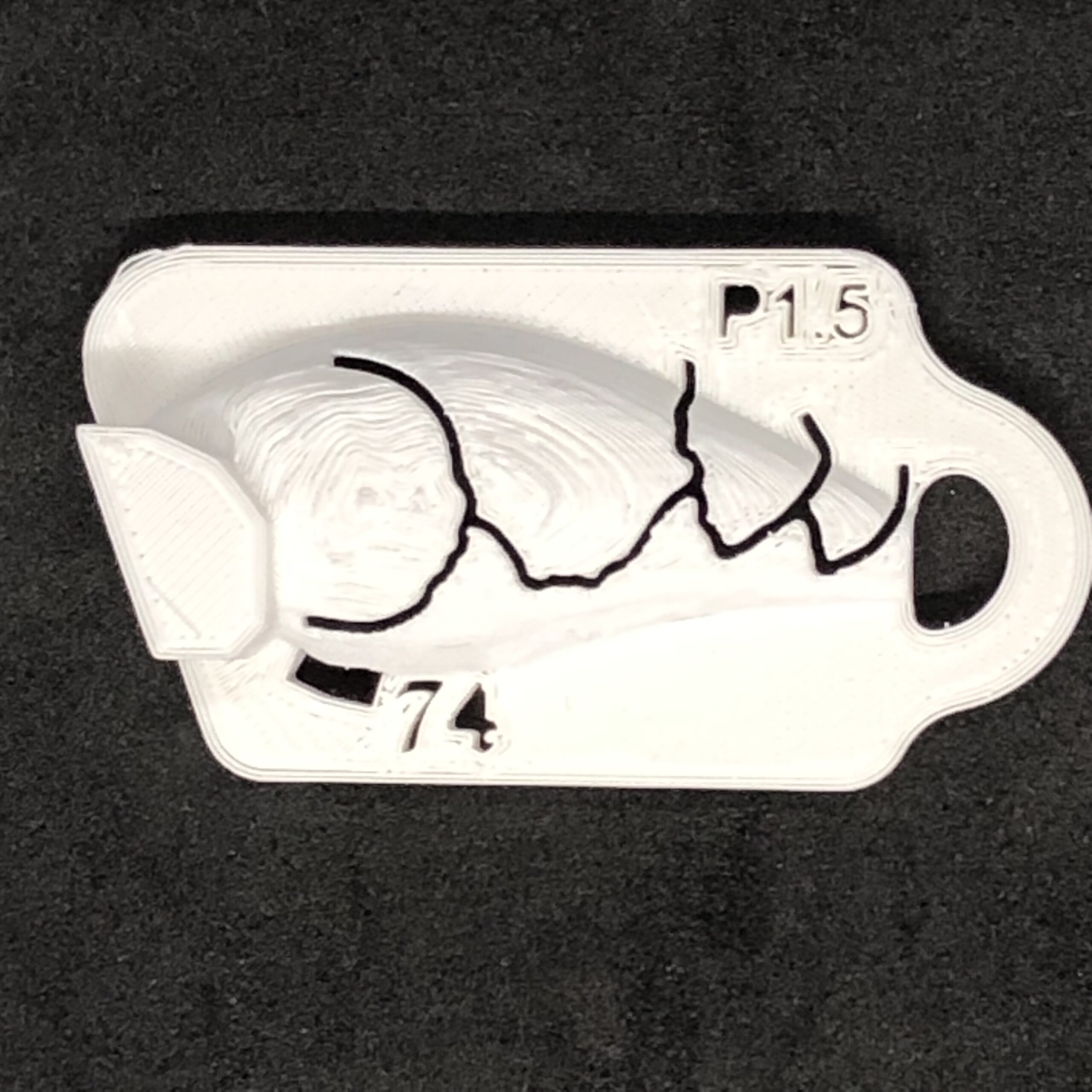 LC1.5 Craw 13 Stencil > Lure Stencils > Backwater Outfitting