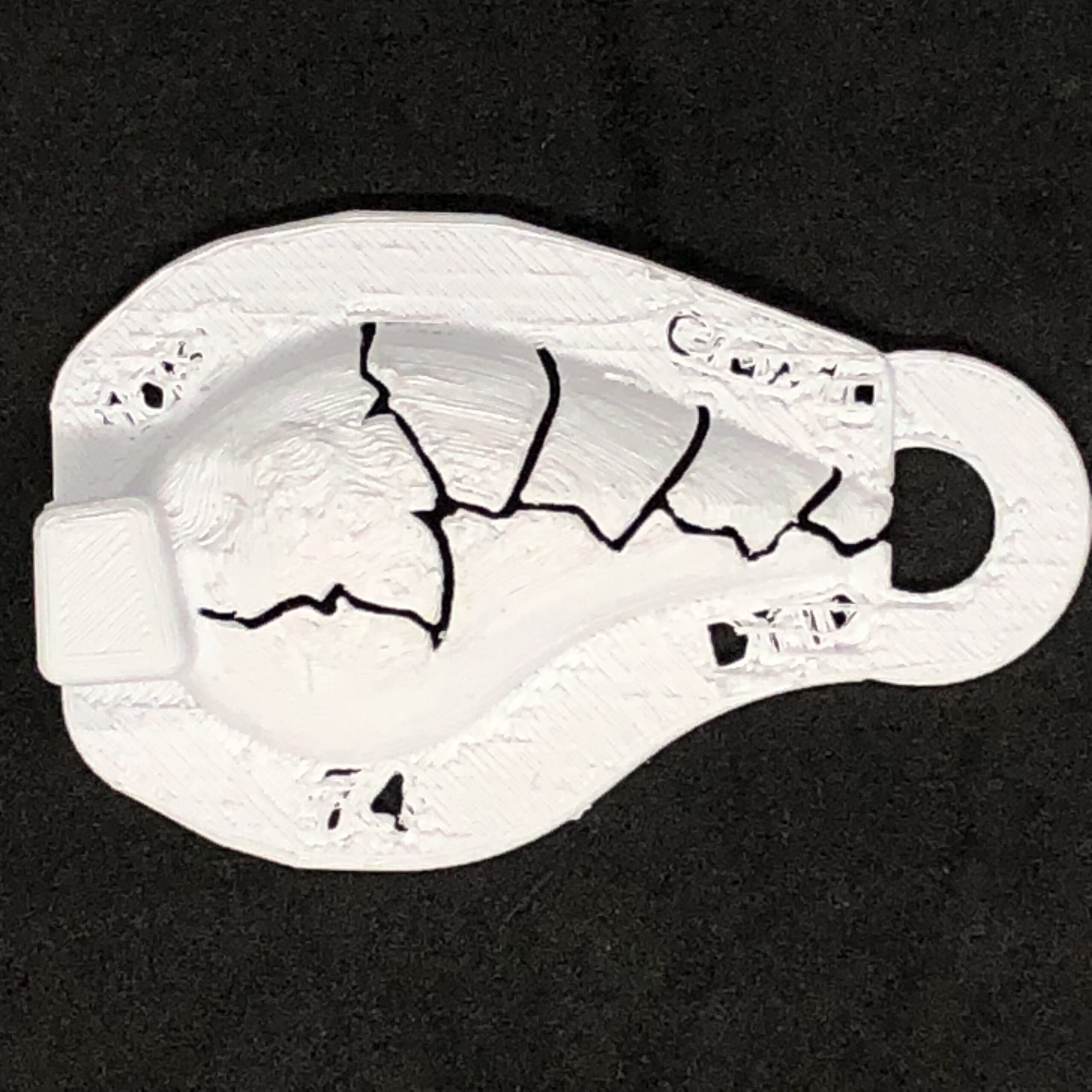 Economy DDT10 Craw 10 Stencil > Lure Stencils > Backwater Outfitting