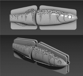 BDC Dace- Scaled Perch Pattern Stencil > Lure Stencils > Backwater ...